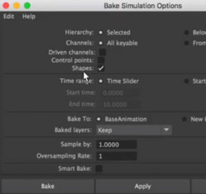 A Complete Guide to Baking Animation in MAYA - 3DBiology.com